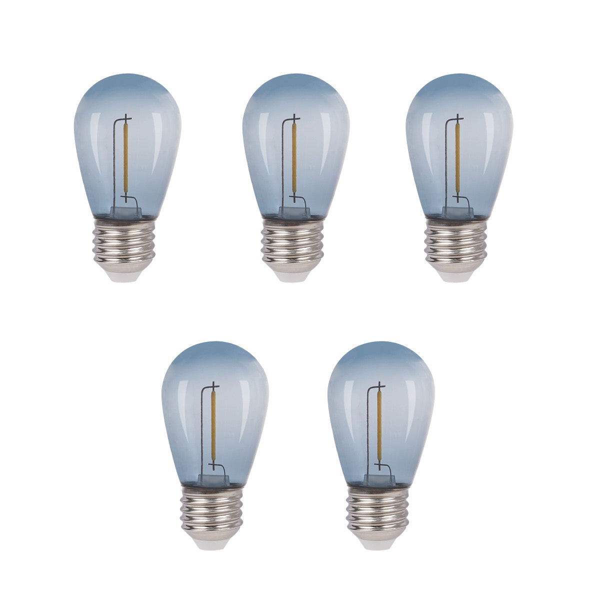 LightsOn – Deco bulb x 5, E27 12V (smoke)