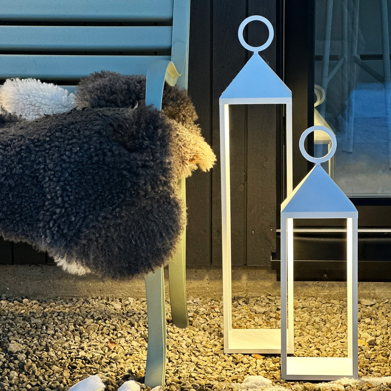 LightsOn – Faro 67 vit (laddbar lampa)